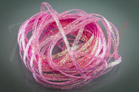 Hareline Mini Flat Fly Braid - Pink Pearl - online webshop