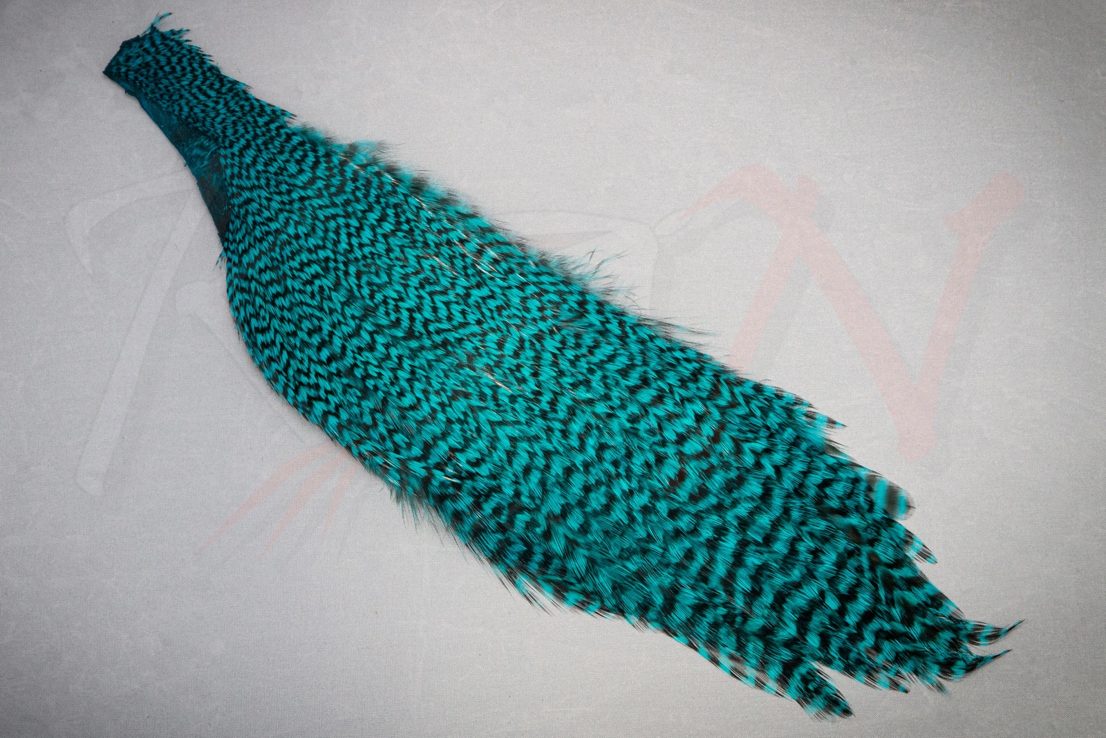 Pół kapki koguta Hareline Half Cape Grizzly Teal Blue - Internetowy ...