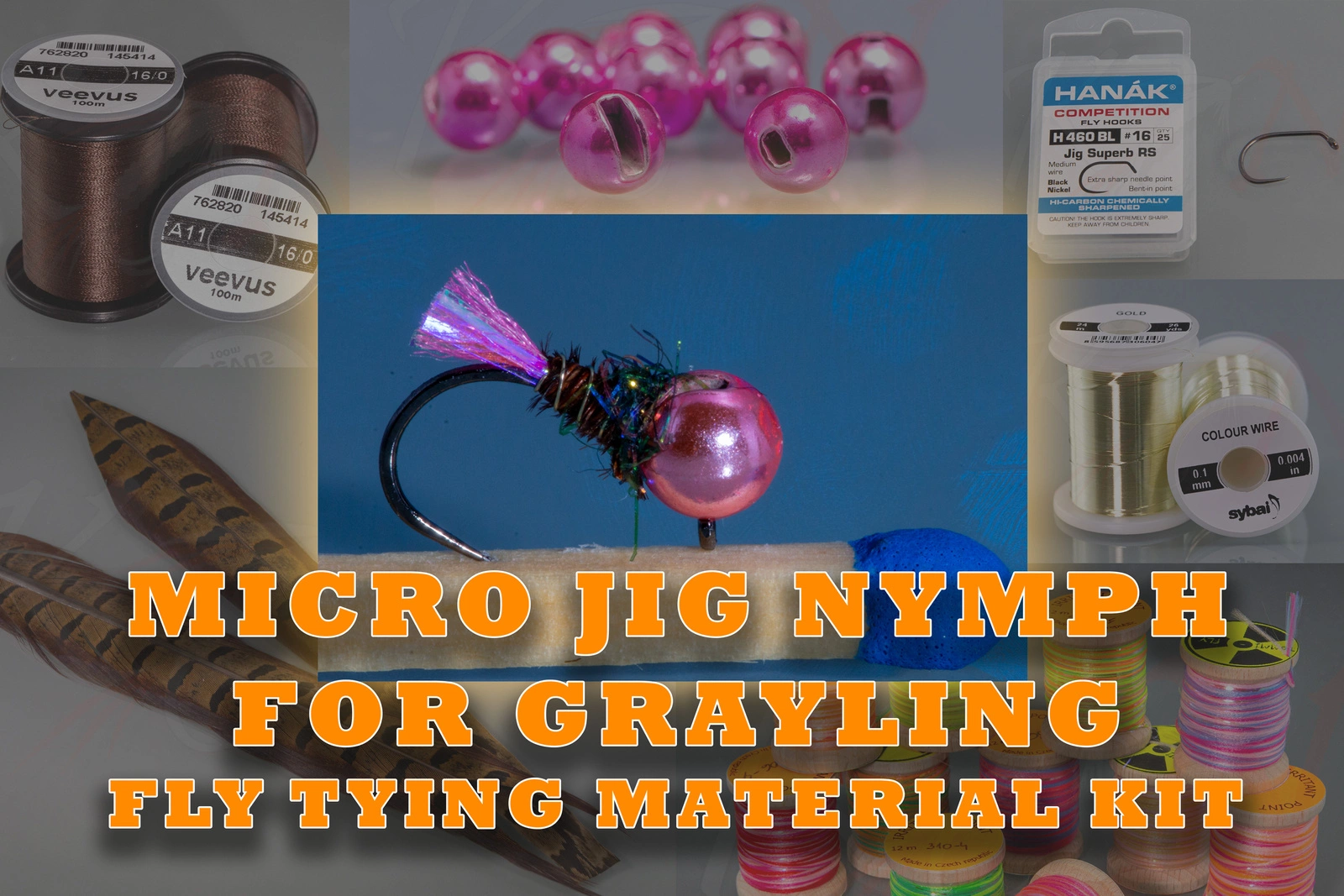 Fly Tying Kit - Micro jig nymph for grayling - online webshop