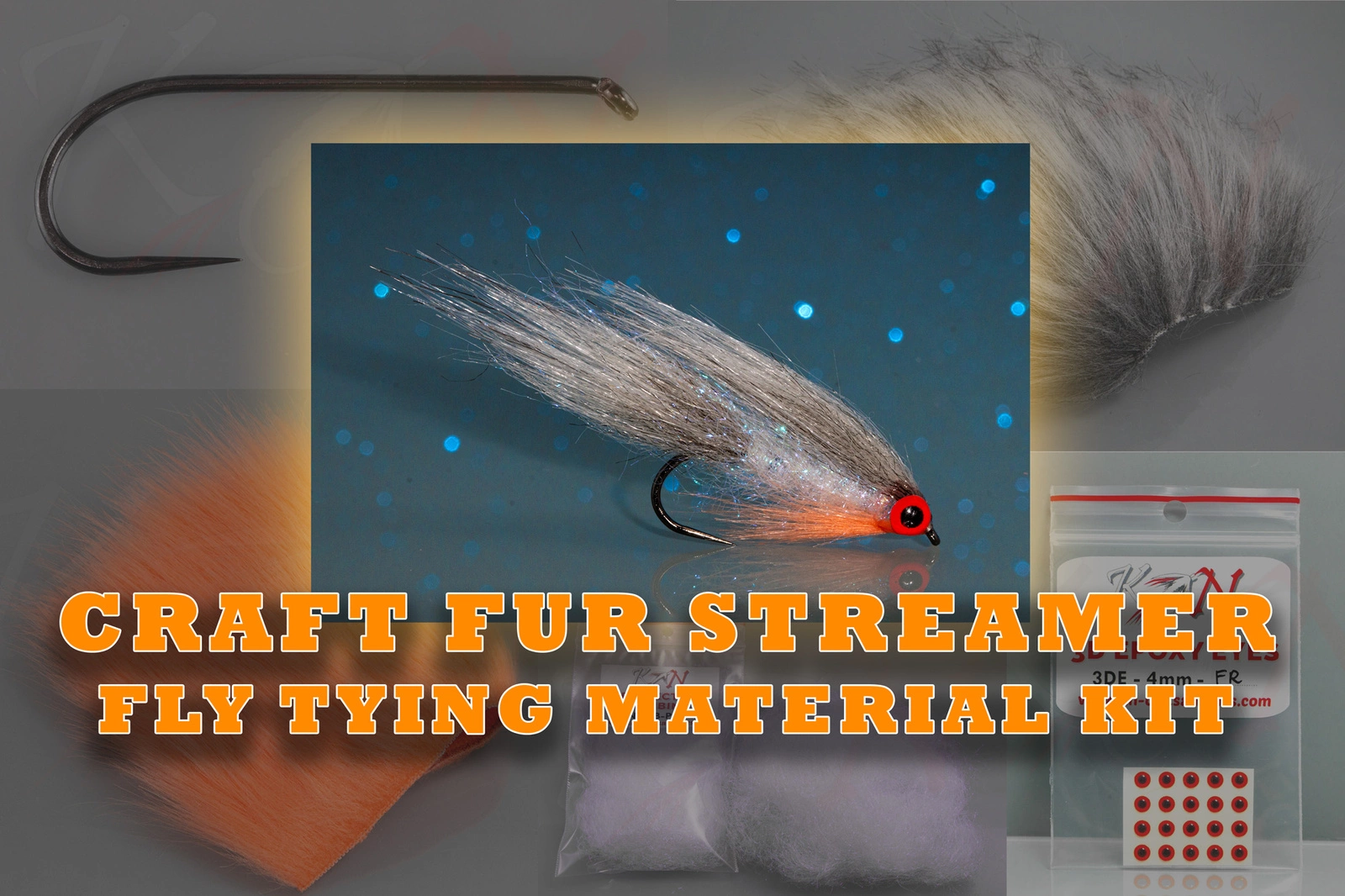 Fly Tying Kit for Craft Fur Streamer - online webshop