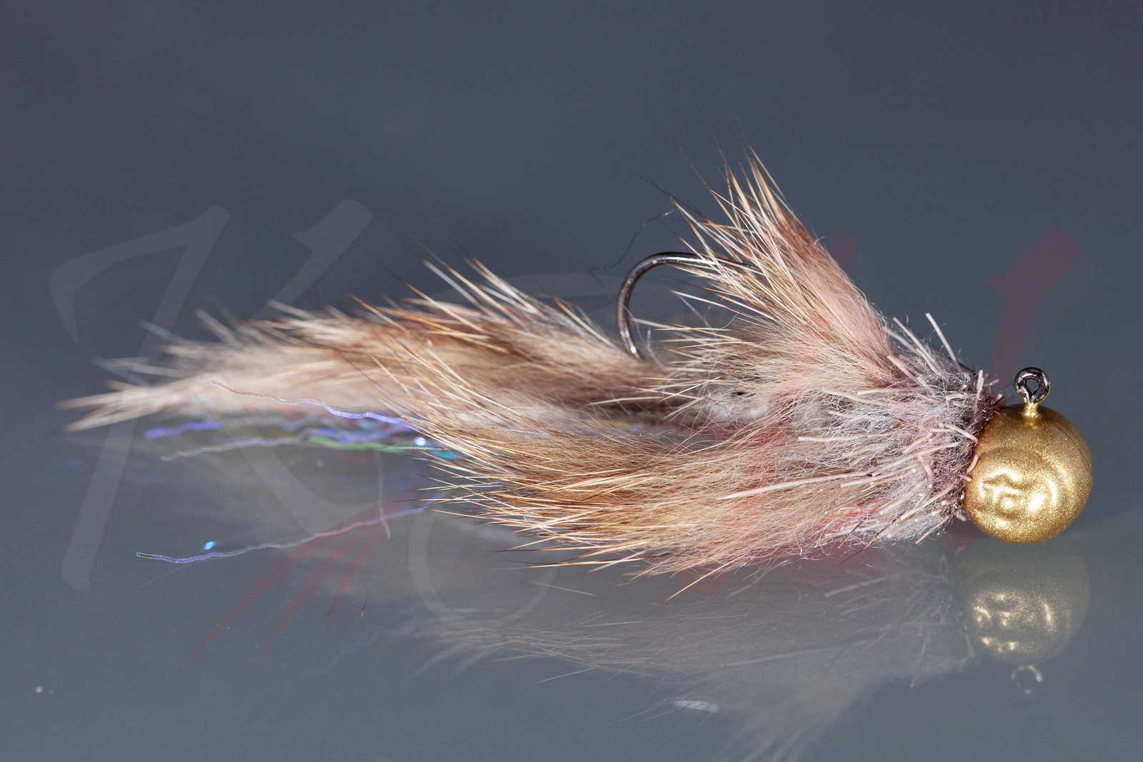 Trout Jig Bullhead natural with a gold head - MJ58-28 #1 - online webshop