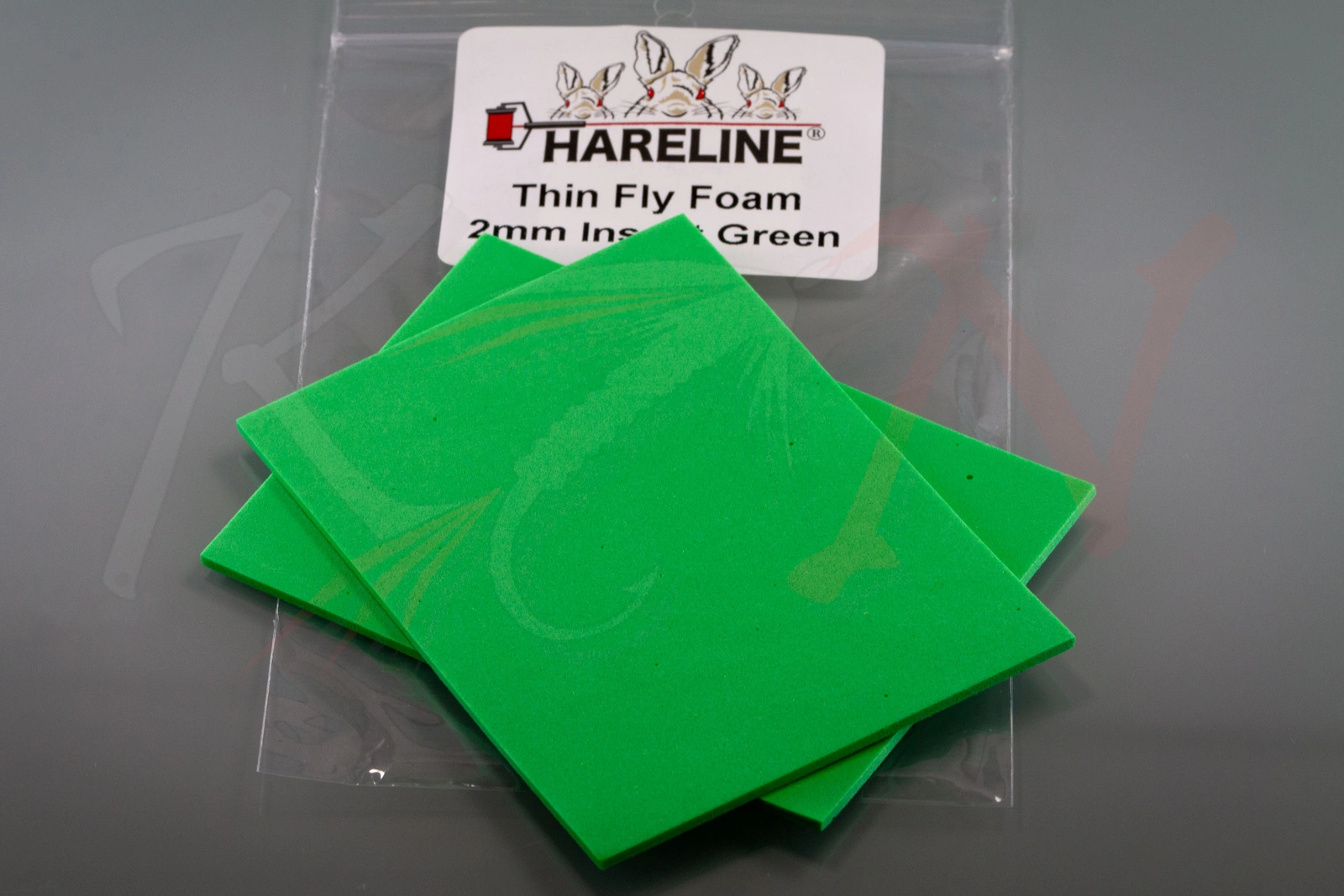 Hareline Fly Foam 2mm - Insect Green - Online-Angelshop KN