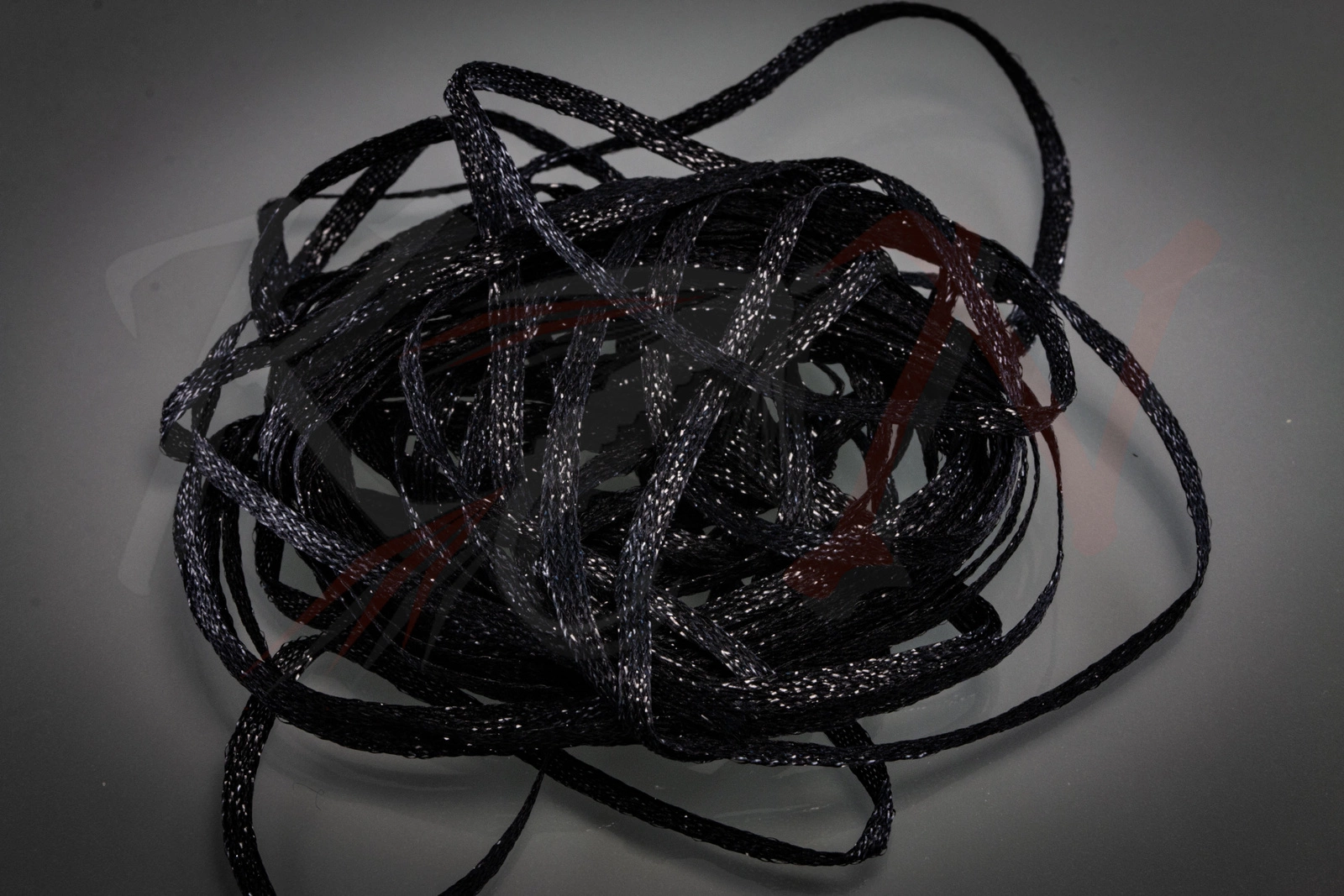 Hareline Mini Flat Fly Braid - Black - Internetowy sklep wędkarski KN