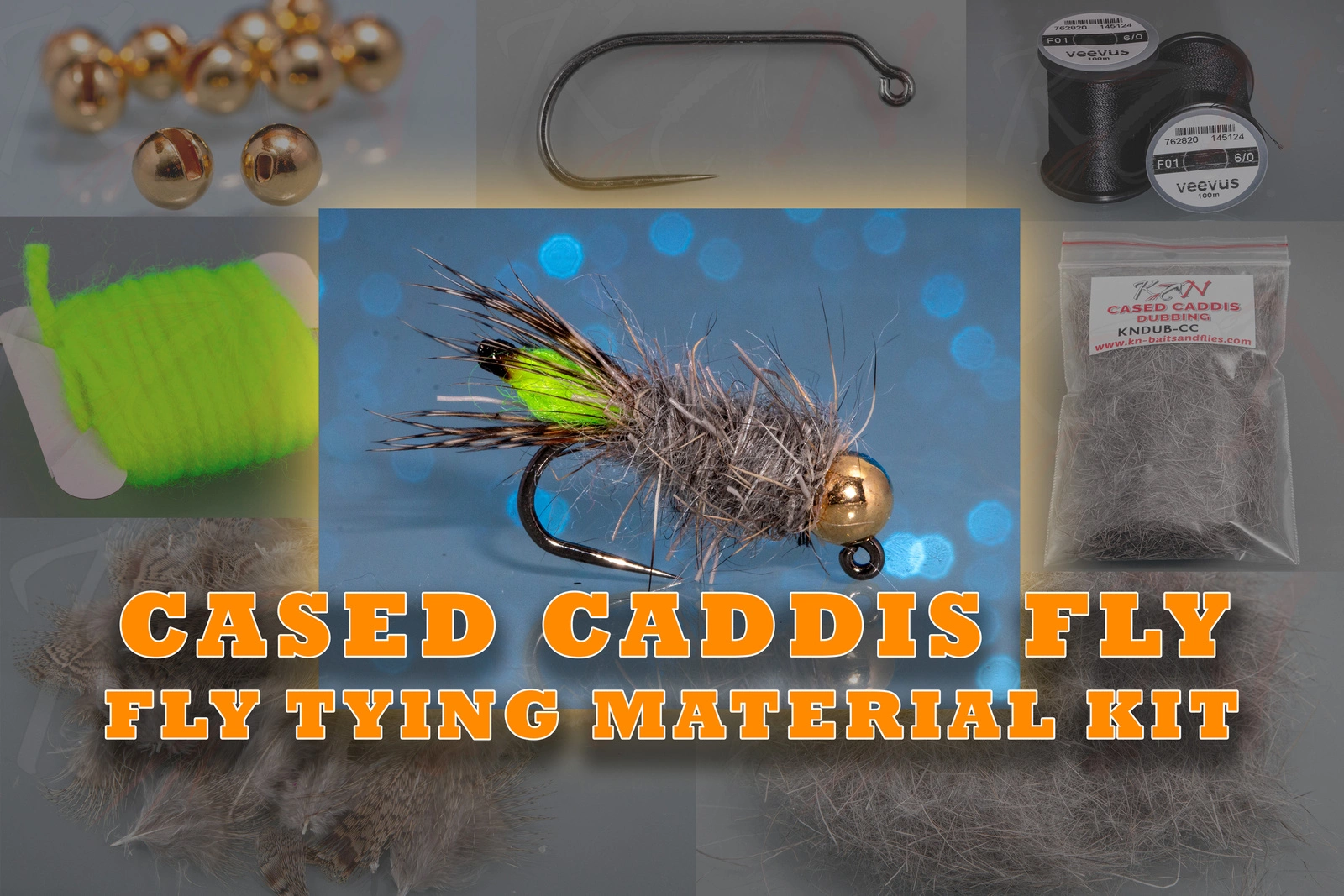 Fly Tying Kit - Cased Caddis fly - online webshop