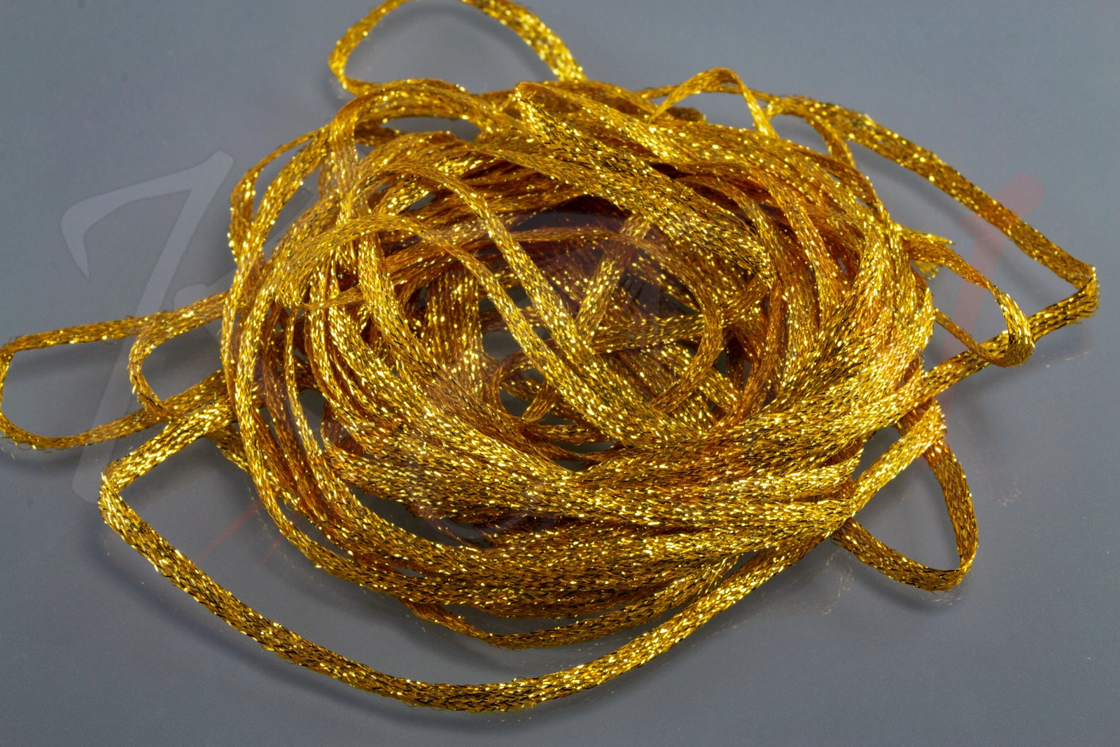 Hareline Mini Flat Fly Braid - Yellow Gold - Internetowy sklep wędkarski KN