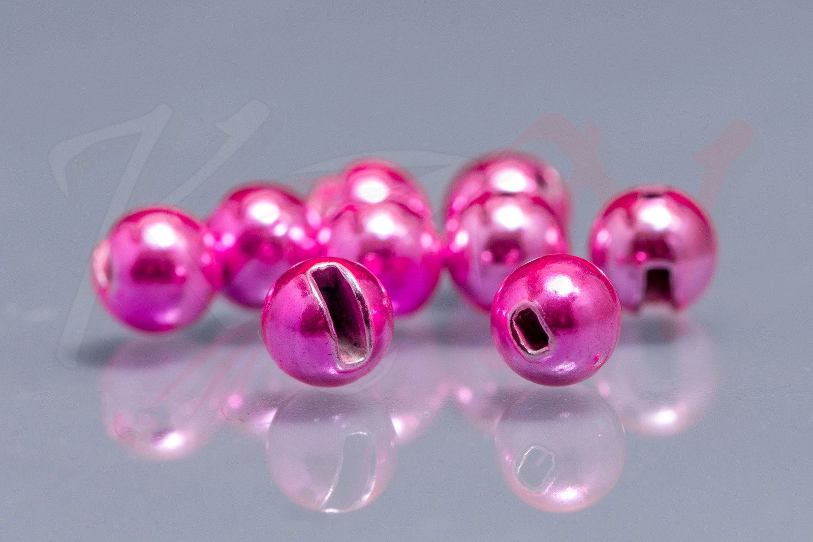 Tungsten Slotted Beads Metallic Light Pink 2,5mm - online webshop