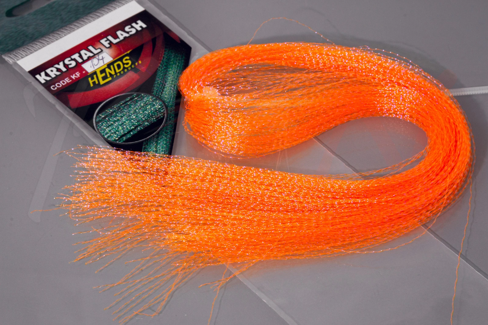 Hends Krystal Flash UV Ice Effect KF-104 Fluo Orange - online webshop