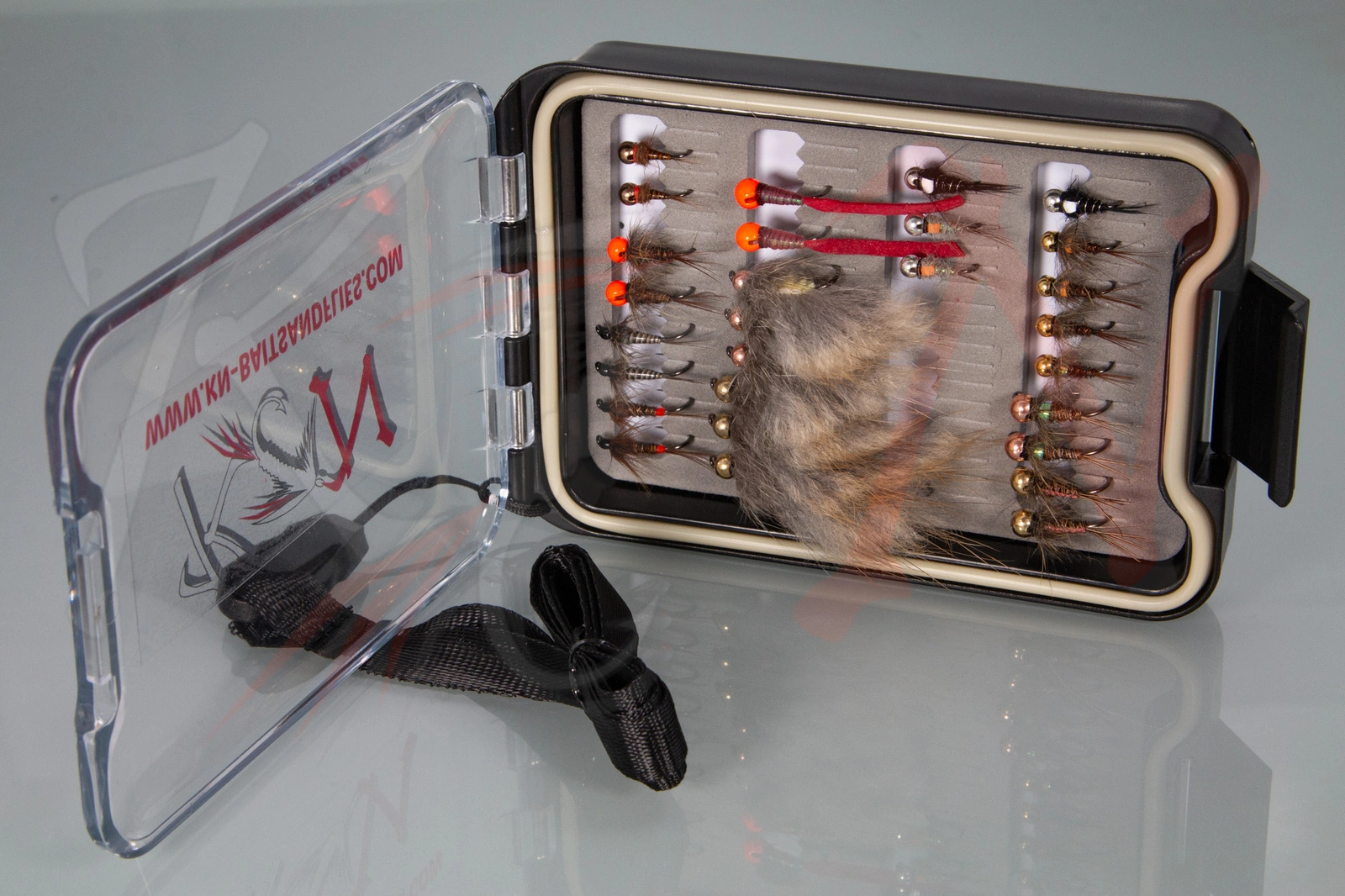 Flies assortment for Wisla river - set of nymphs, streamers, wet flies - online webshop