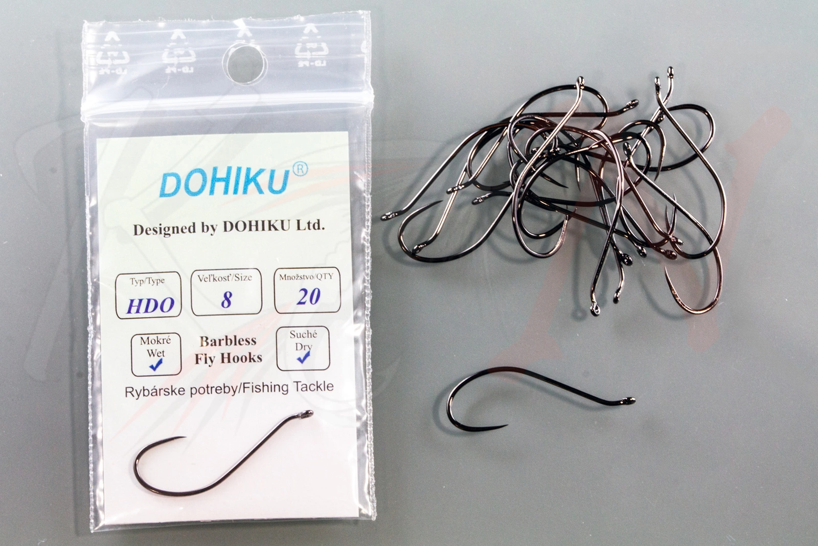 Dohiku HDO Blood Worm fly hooks - online webshop