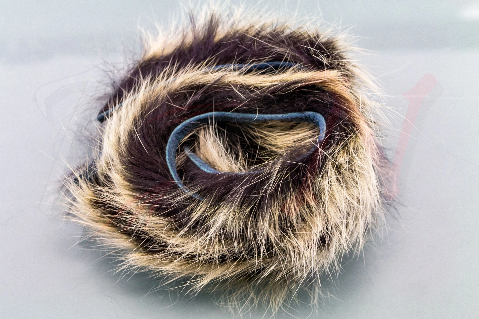 Hareline Frostip Rabbit Strips Black White - online webshop