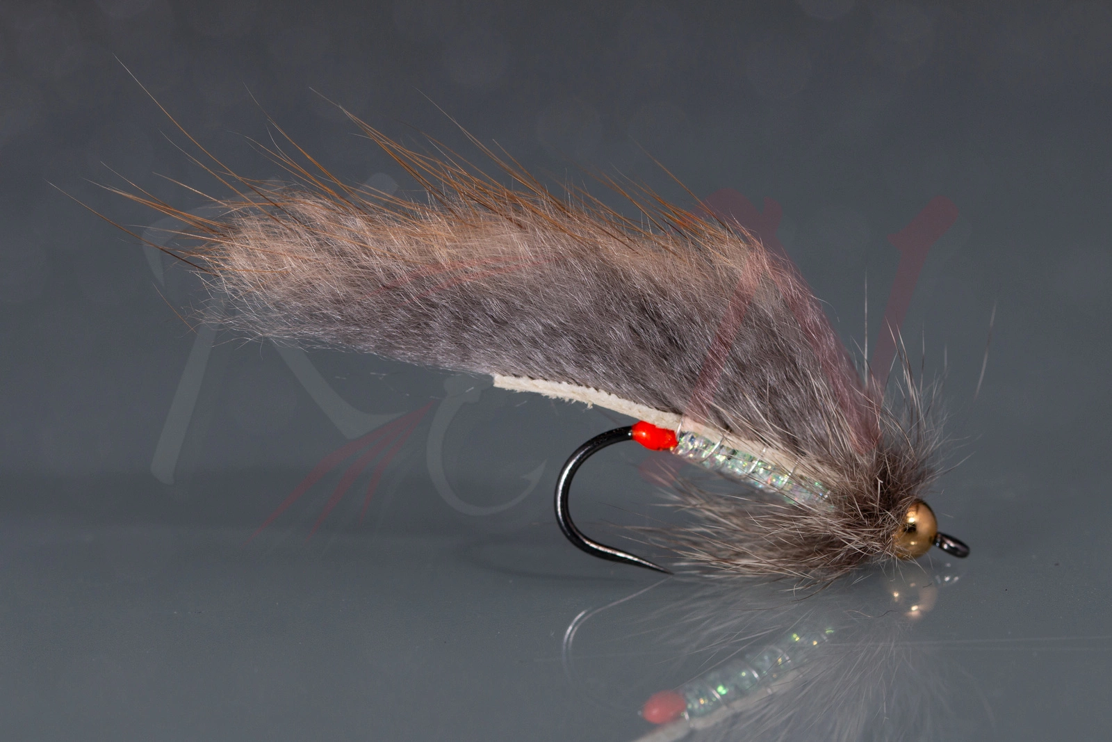 Streamer Zonker fly Pearl and Gold tungsten bead - ST01T - online webshop