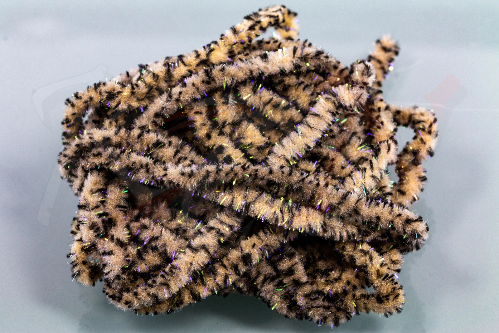 Hareline UV Mottled Galaxy Mop Chenille Tan - online webshop