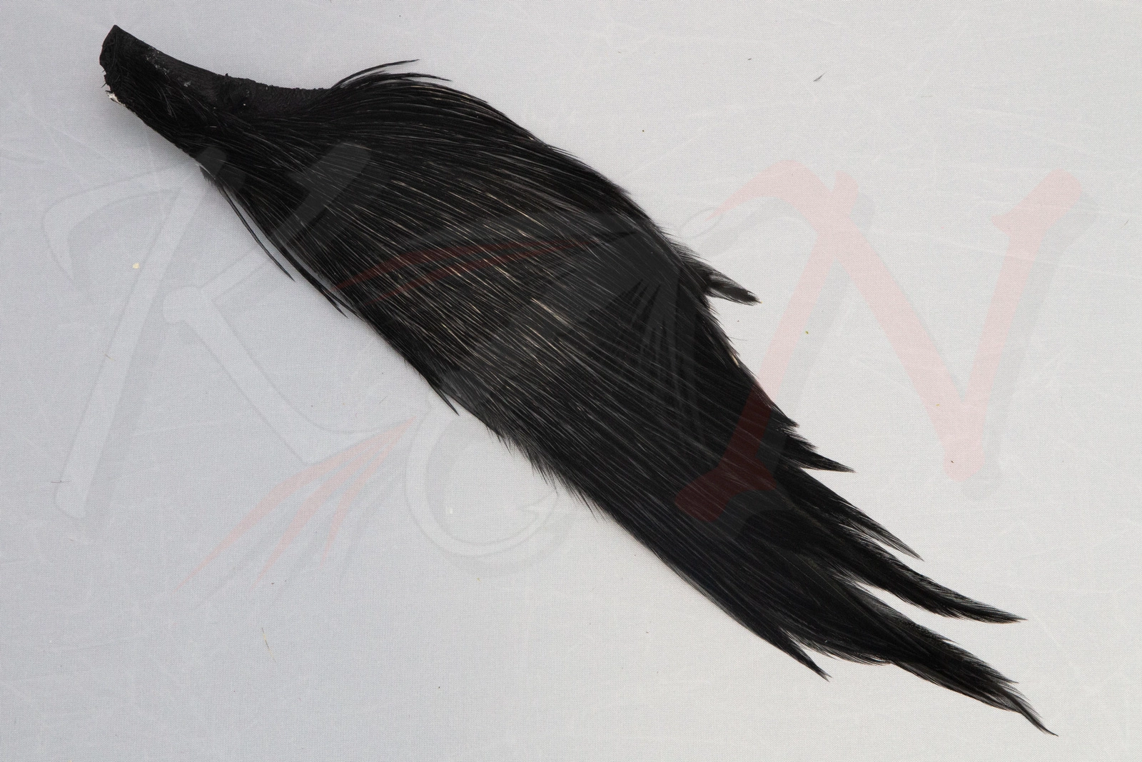 Pół kapki koguta Hareline Half Cape Black - Internetowy sklep wędkarski KN